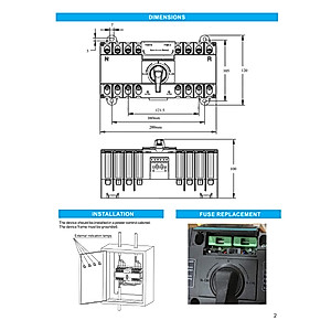 4PRO ATS-63A-4P-v3, 50/60Hz, Automatic Transfer Changeover Switch