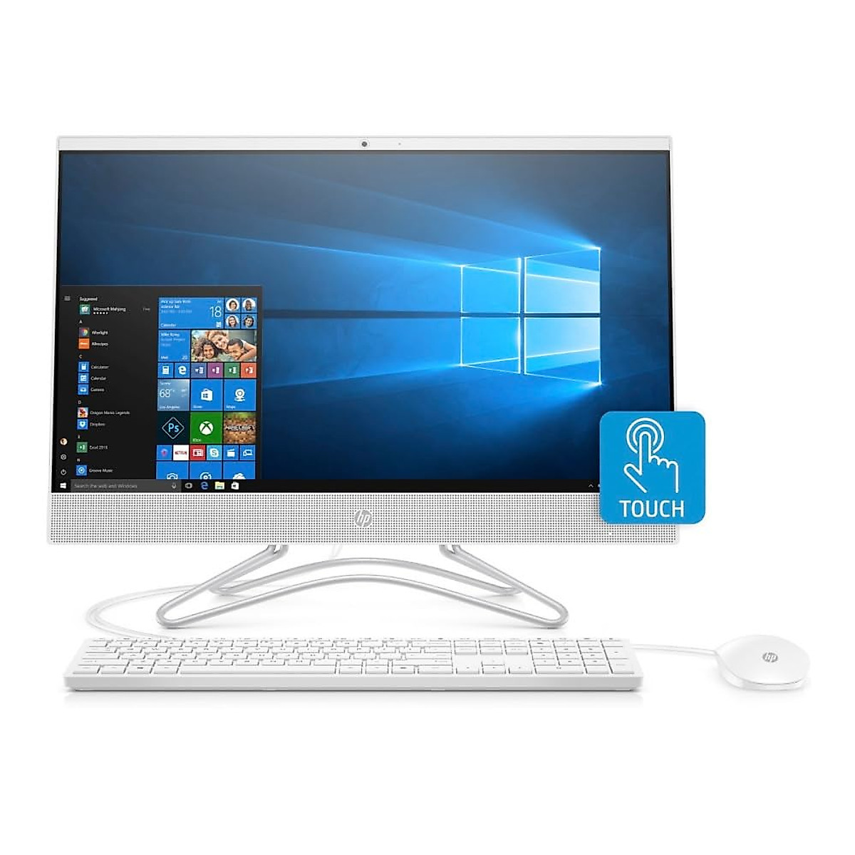 HP 24-F0051 23.8 Full HD Touchscreen Intel Pentium 8GB 1TB HDD All in One PC