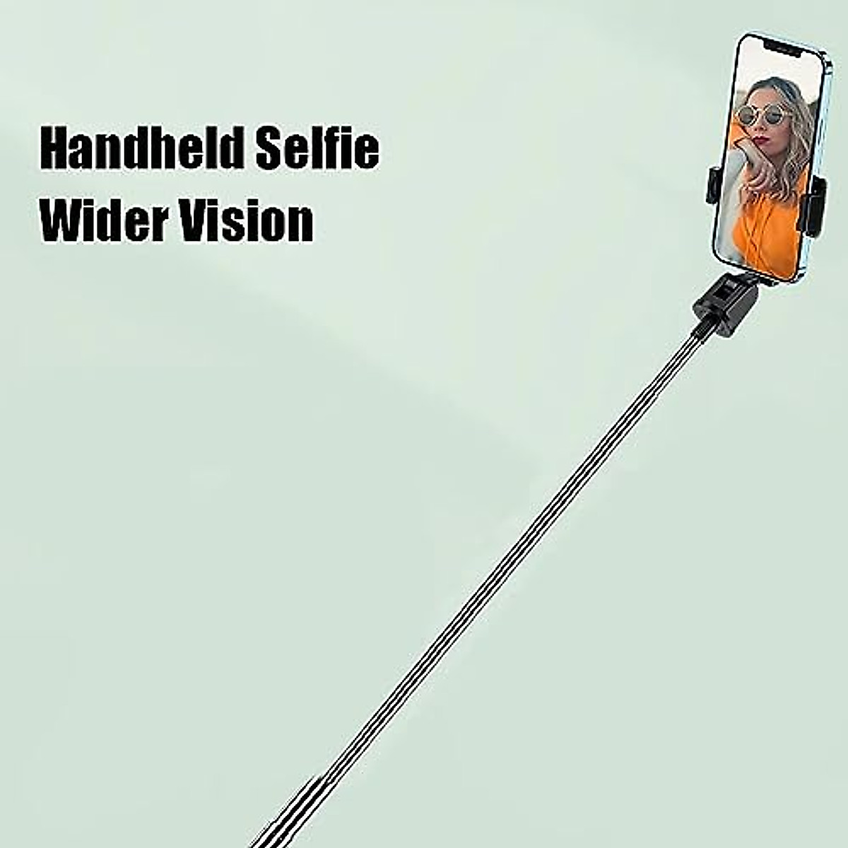 Selfie Stick Retractable Selfie Stick Smartphone Tripod All in One Mobile Phone Tripod with Wireless Remote Shutter (Pink)