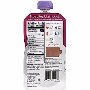 Plum Organics Stage 2 Organic Baby Food, Apple, Plum, Berry & Barley, 3.5 Ounce Pouch (Pack of 6)