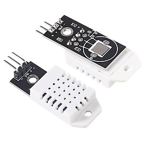 Coliao 4pcs DHT22/AM2302 Temperature and Humidity Sensor Module Digital Temperature Humidity Monitor Sensor with Cable Replace SHT11 SHT15 for Electronic Practice DIY