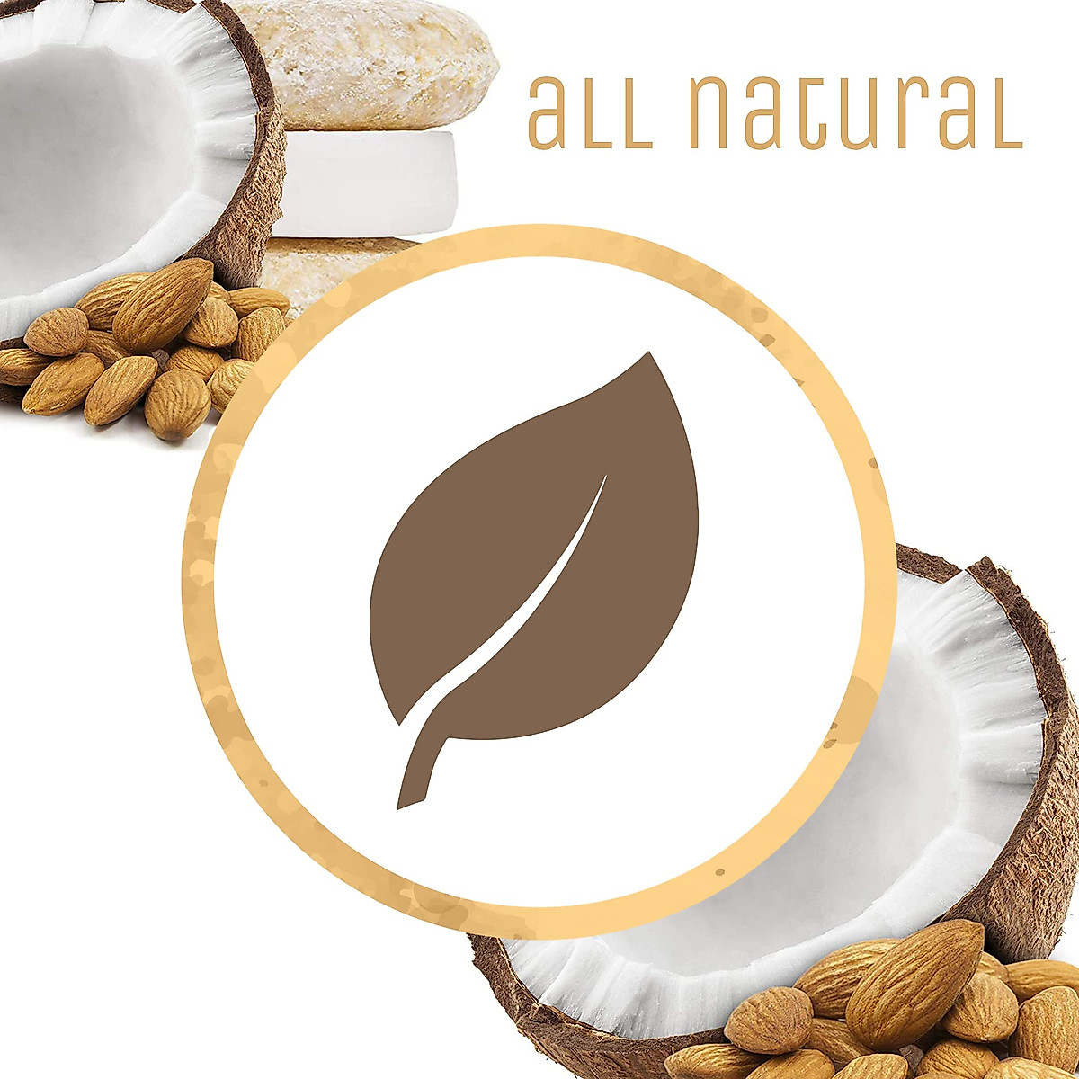 Shampoo & Condition Bars: Includes 1 Shampoo Bar + 1 Conditioner Bar. All Natural, Safe for Color Treated Hair, SLS Free, Shampoo Bars (Coconut Almond)