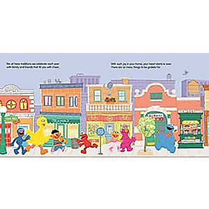 Home for the Holidays: A Book for Kids About the Different Holidays That Bring Us Together, with Elmo, Big Bird, and More! (Sesame Street Scribbles)