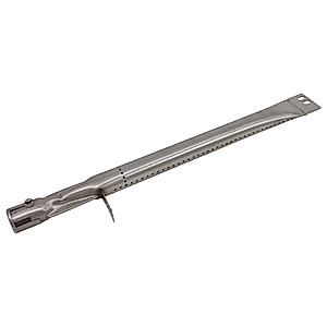 5-Pack BBQ Gas Grill Tube Burner & Heat Shield Plate Tent Replacement Parts for Brinkmann 810-4535-S - Compatible Barbeque Stainless Steel Pipe Burners & Flame Tamer, Guard, Deflector, Flavorizer Bar