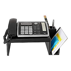 Rolodex Wood Tones Collection Phone Stand, Black (62538)