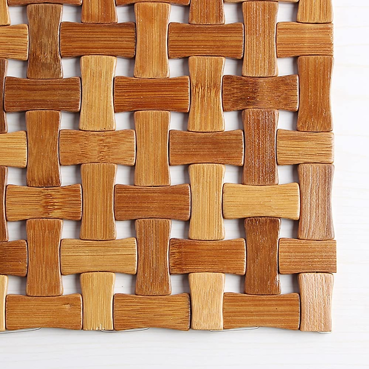 Muellery Cooling Natural Bamboo Seat Pad Chair Car Seat Summer Breathable 17.4in(44cm) TPYU59991