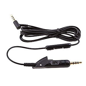 Muigiwi Replacement Audio Cable Cord Wire with Inline Mic Remote Volume Control Compatible with Bose QuietComfort 15 QC15 QC2 Headphones