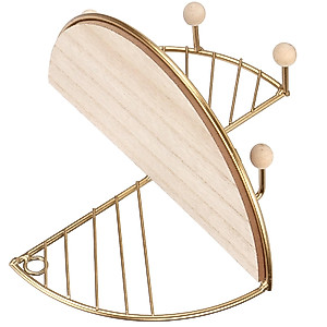 Cyrank Shelving Wall Mounted, Small Shelf for Wall Decorative Wall Shelves Floating Shelves for Bedroom No Drill Shelf Wall Decorations Gold