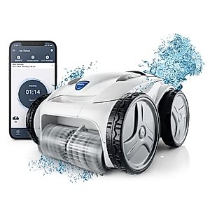 Polaris P965iQ Sport Robotic Pool Cleaner, Automatic Vacuum for InGround Pools up to 60ft, Smart App, WiFi, Amazon Alexa, 70ft Swivel Cable w/Strong Suction & Easy Access Filter Canister