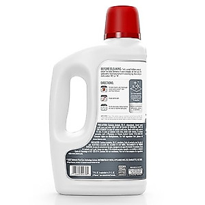 Hoover Prime Professional Deep Cleaning Carpet Shampoo, Concentrated Machine Cleaner Solution, 50 oz Formula, AH31959, White, Package May Vary