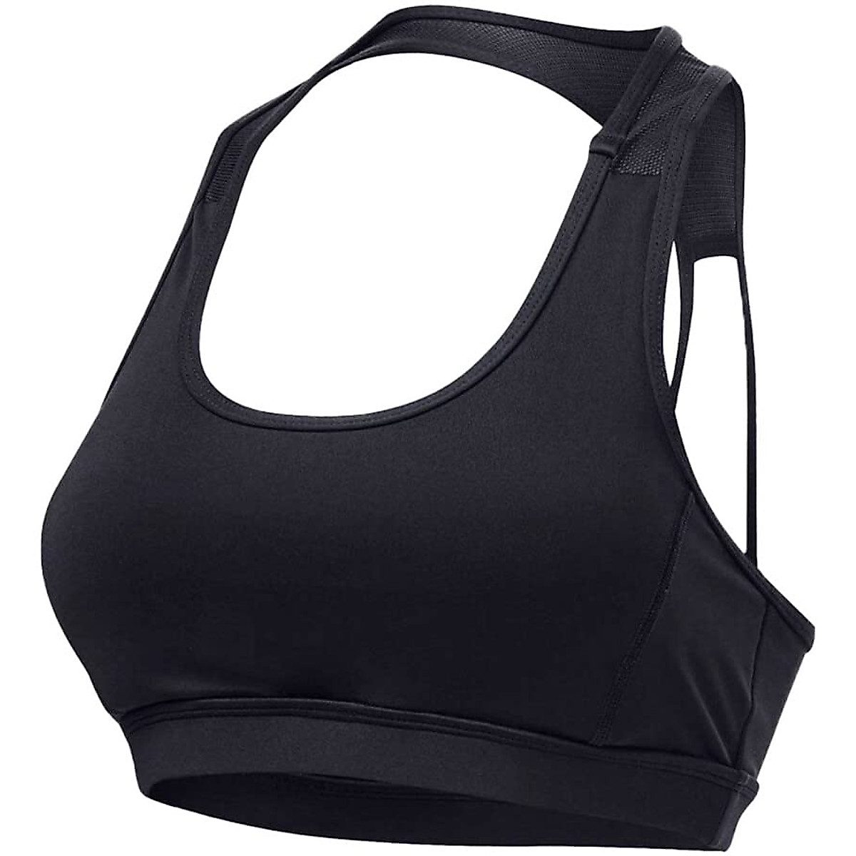 TYR Women's Standard Reilly Bra Top for Swimming, Yoga, Fitness, and Workout, Black, Large