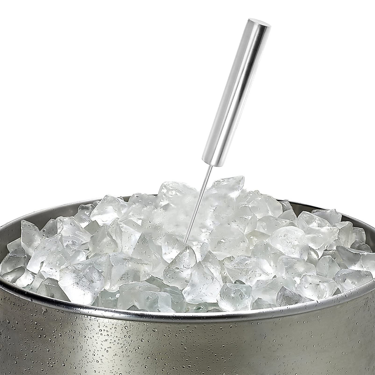 DOITOOL Stainless Steel Ice Pick Ice Crusher Ice Chisel Removal Pick Crushed Ice Tool for Kitchen Bars Bartender Picnics Camping And Restaurant 14 inch