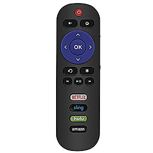 New Replace Remote Control fit for TCL Roku TV 49S405 32S305 40FS4610R 43S405 32S3750 40S305 43S305 55S405 32FS4610R 32S800 32S3850B 40S3800 55US57 50UP120 28S3750 49S305 65S405 50FS3800 40FS3750