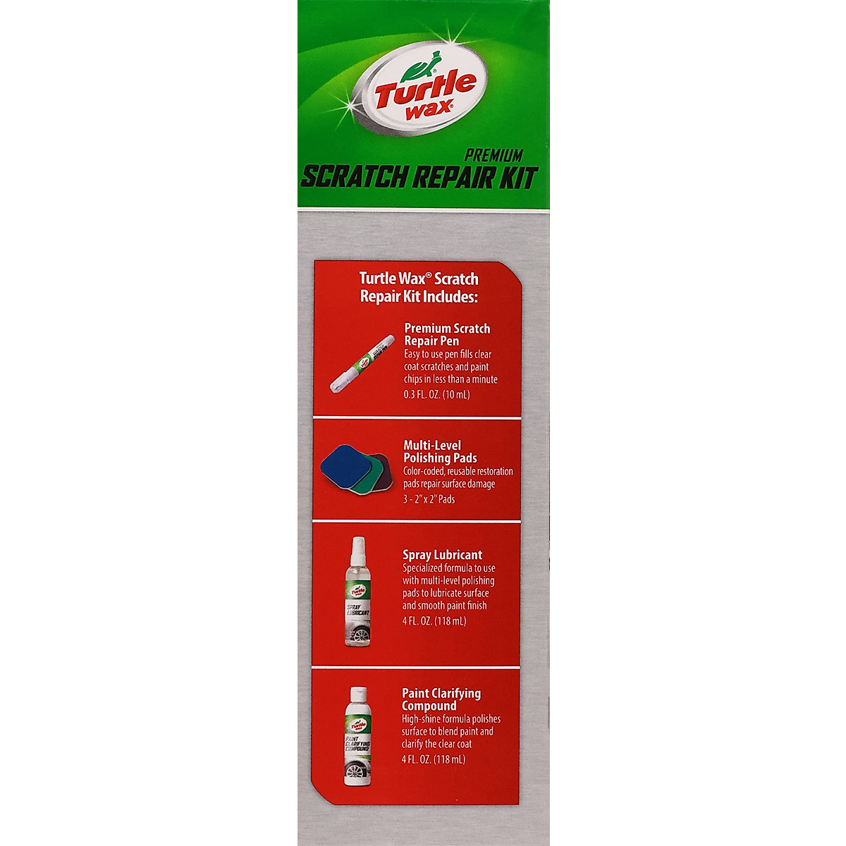 Turtle Wax T-234KT Premium Grade Scratch Repair Kit