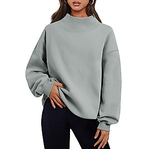 Trendy Queen Womens Oversized Sweatshirts Fall Fashion 2024 Crewneck Pullover Fleece Cute Hoodies Loose Teen Girls Y2K Outfits Clothes