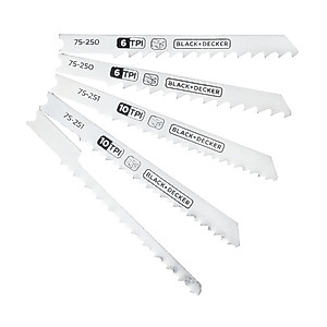 Black & Decker 75-530 Jig Saw Blades (5 Pack)