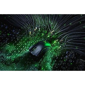 Razer Mamba Wireless, Wired/Wireless Gaming Mouse with True 16,000 DPI 5 Generation Optical Sensor, 50 Hour Battery Life, Powered by Razer Chroma