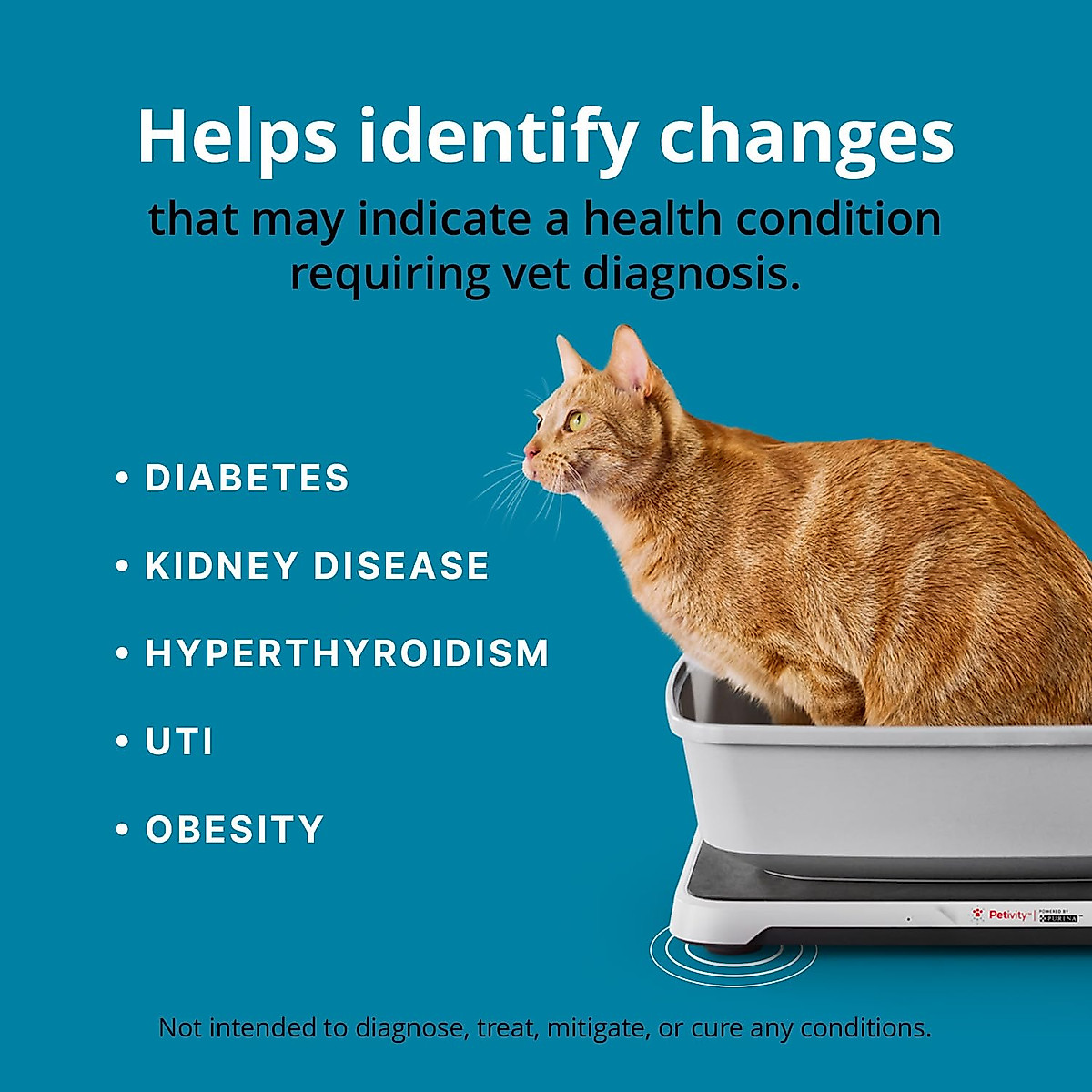 Petivity Smart Litterbox Health Monitoring System for Cat Health