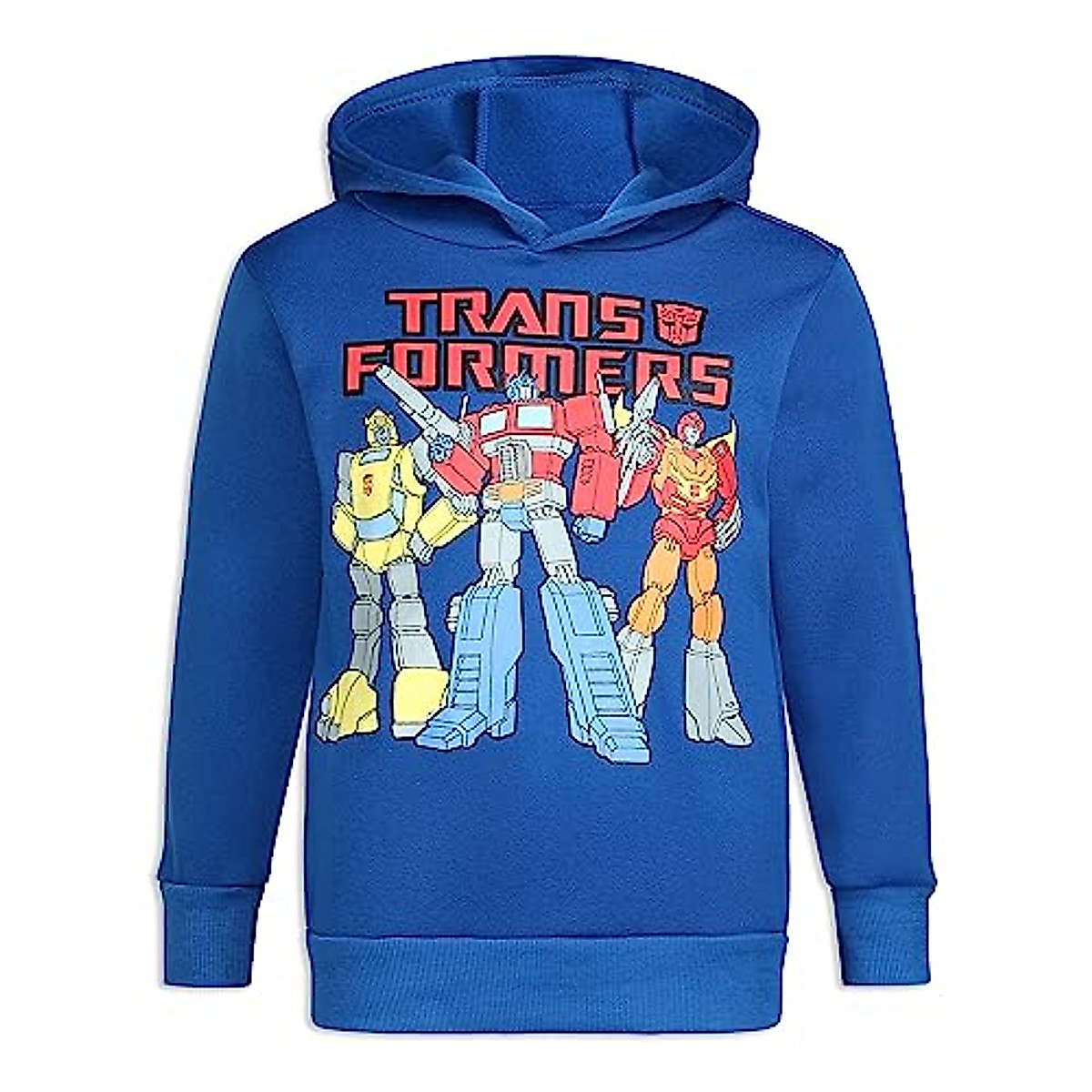 Children's Apparel Network, Ltd. Hasbro Transformers Optimus Prime, Bumblebee and Rodimus Prime Boys Hoodie and Jogger Set for Big Kids – Blue