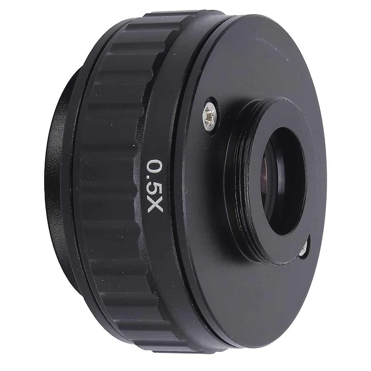 Agatige 0.5X C Mount Adapter Lens, Microscope Adapter Camera Adapter Mount Lens Adapter Trinocular Stereo Microscope Tube Focusing 38mm for Digital Camera CX Photo Port Stereo T490 Series Microscopes