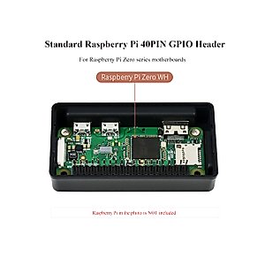 2.13inch Touch e-Paper Display with ABS Case for Raspberry Pi Zero 2 W/Raspberry Pi Zero/Pi Zero W/Pi Zero WH, 250x122 Pixels E-Ink, Paper-Like Effect Support Partial Refresh
