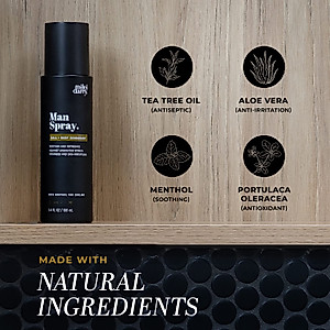 MILES DARCY Man Spray - Body & Ball Deodorant For Men - Protecting & Refreshing Against Odors, Itchiness, Skin Irritations, Chafing & Sweating