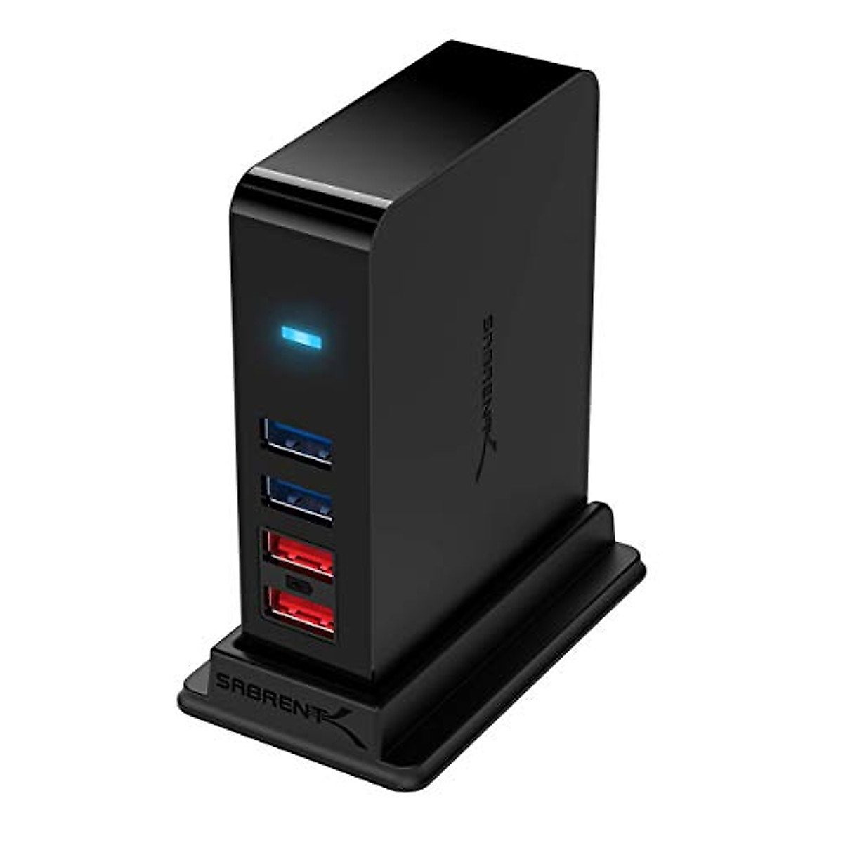 SABRENT 7 Port USB 3.0 HUB + 2 Charging Ports with 12V/4A Power Adapter [Black] (HB-U930) USB 3.0 Extension Cable