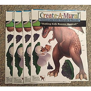 Dinosaur Wall Decals – Dino Decor Art Stickers for Boys & Kids Bedrooms, Playroom Murals & Decorations (T-Rex & Baby)