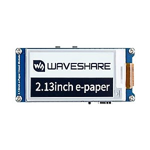 Waveshare 2.13inch E-Paper Cloud Module 250×122 Pixels with WiFi Connectivity Low Power Consumption Wide Viewing Angle