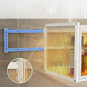 Kitchen Wall Cabinet, 33.5 x 11x 11.8 inch Wall Cabinet Storage Cabinet with Flip-Up Doors, Carbon Steel Wall Mounted Storage Cabinet, Food Pantry Cabine for Bathroom Kitchen Living Room, White