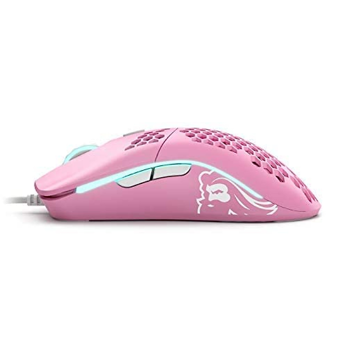 Glorious Gaming Mouse - Model O 67 g Superlight Honeycomb Mouse, Limited Edition Matte Pink - USB Gaming Mouse