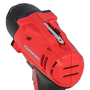 POWERWORKS 20V Li-Ion Brushless Impact Driver Drill Set with 20V 1.5Ah Battery 0.5Ah Charger Pack