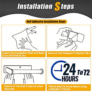 Ultimate Paper Towel Holder Upgrade - Adhesive or Wall Mounted, Durable and Load-Bearing for Kitchen, Bathroom, and RV - Space-Saving Paper Towel Rack