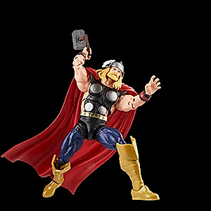 Marvel Legends Series Thor vs Destroyer, Avengers 60th Anniversary Collectible 6-Inch Action Figures, 5 Accessories