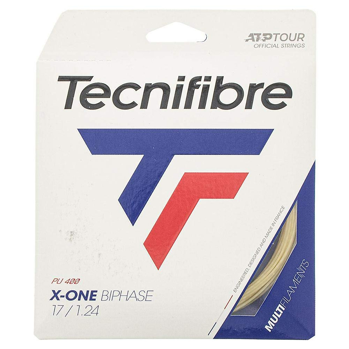Tecnifibre X-One Biphase (18-1.18mm) String Set (Natural)