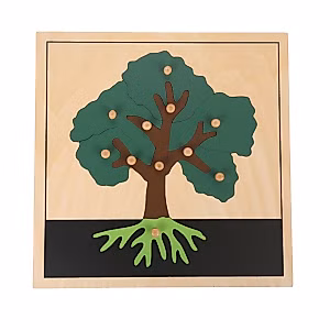 MEYOR Montessori Tree Puzzle for Early Preschool Education Learning Toy