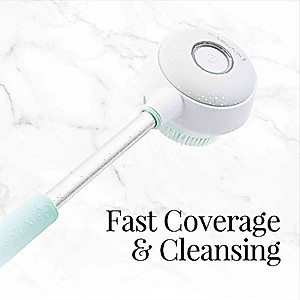 Remington Reveal Rechargeable Rotating Electronic Body Brush with 2 speeds and adjustable handle (BB1000B)