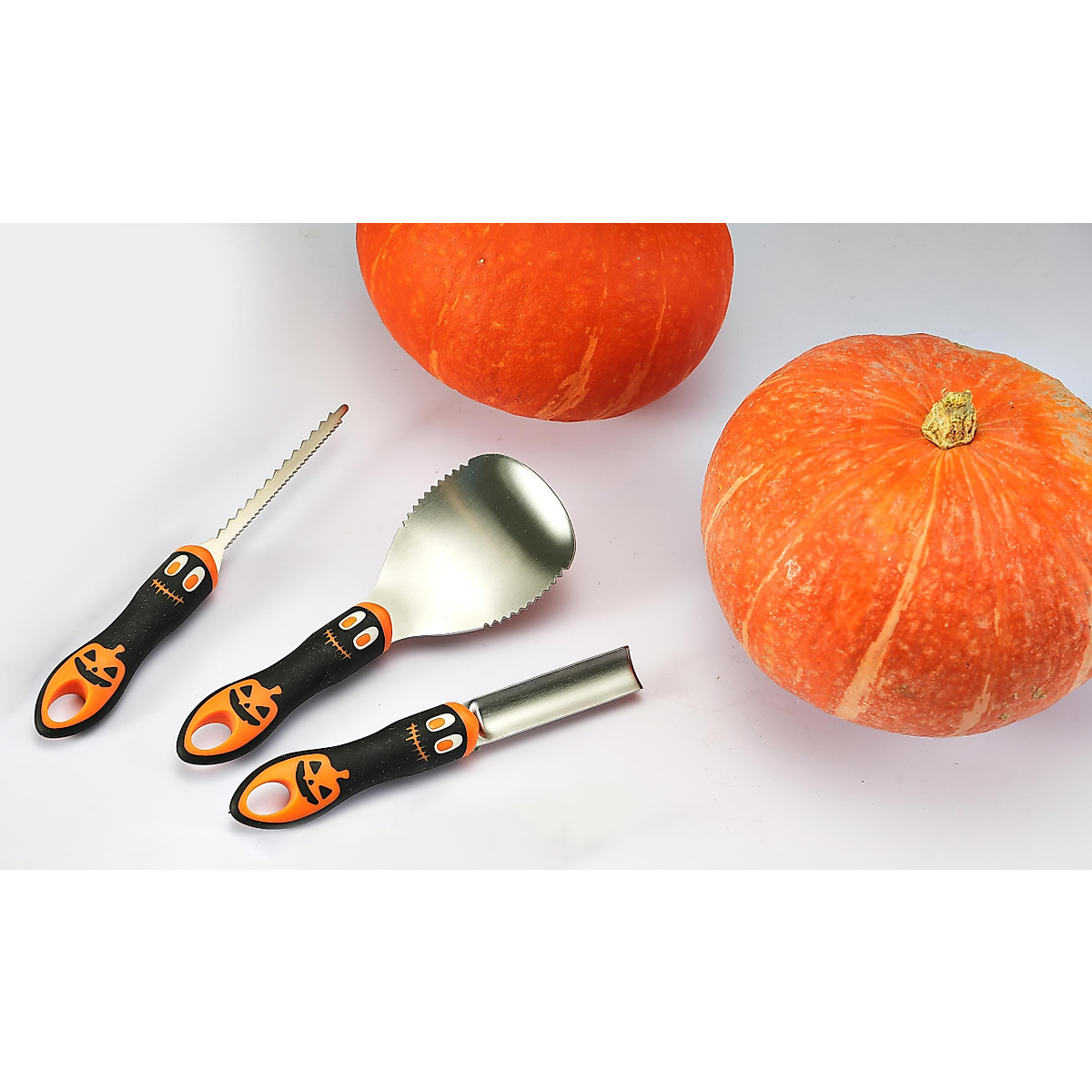 Unilove Halloween Pumpkin Carving Kit Professional and Heavy Duty Stainless Steel Tools (11PCS)