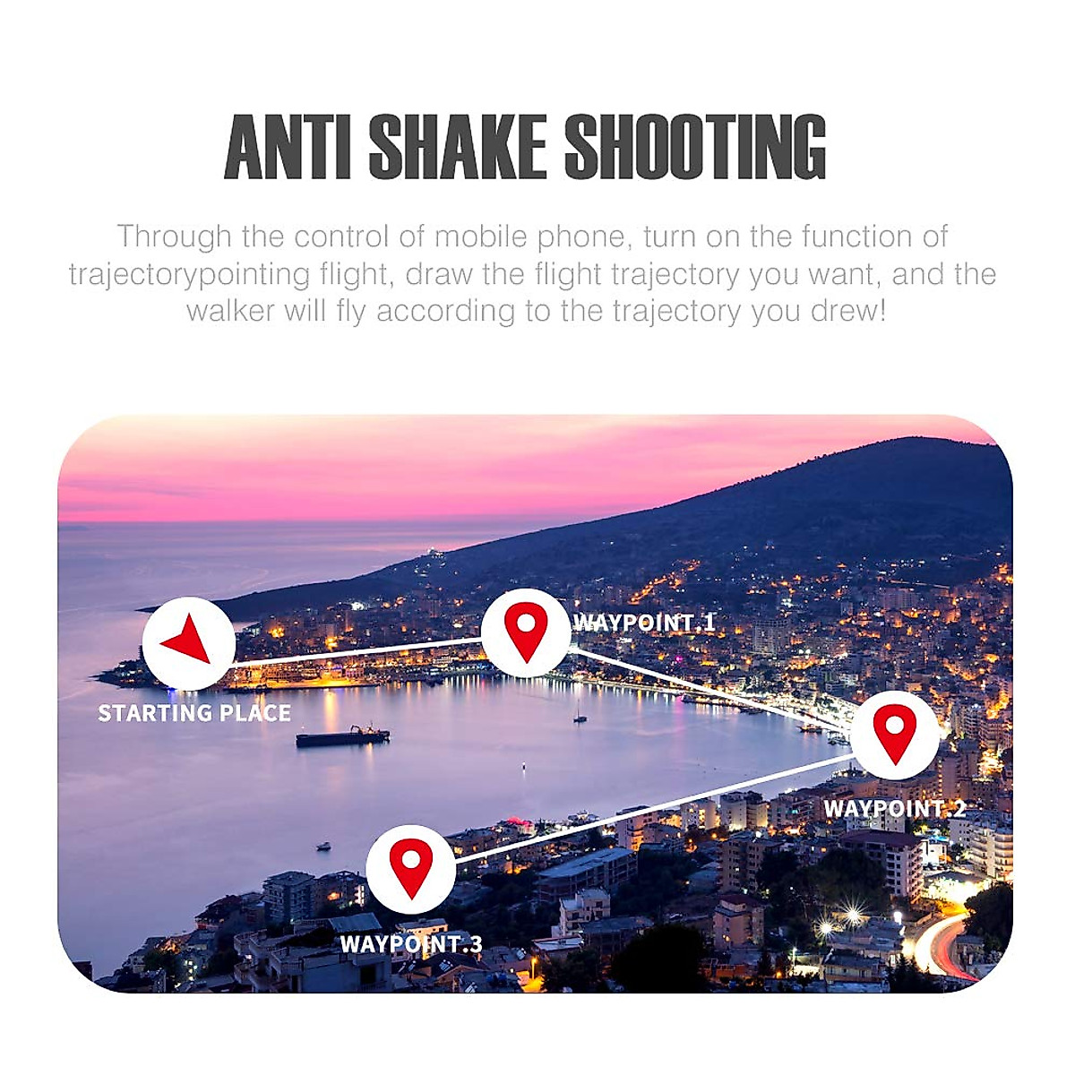 Super Small Mini Drones with Camera for Adults 4K Drones for Kids Beginners Toy Quadcopter with APP FPV Video, Altitude Hold, Headless Mode, Trajectory Flight (Gray, 1 Battey&1080P WiFi Camera)