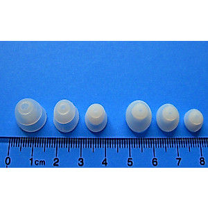 Comfortable (CL) Oval Fit Set Compatible with Shure In Ear Earphones - Replacement Ear Adapters Eartips Earbuds Eargels