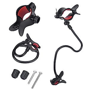 Pilipane Free Hand Bottle Holder, 360o Rotation Hands Free Bottle Holder for Baby Clamp Can be Bent Freely Bracket, Free Hand Bottle Holder, Baby Bottle Holder Hands Free