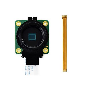 waveshare Accessory Compatible with Raspberry Pi HQ Camera 12.3MP IMX477 Sensor High Sensitivity Supports C- and CS-Mount Lenses Comes with a RPi Zero V1.3 Camera Cable 15cm