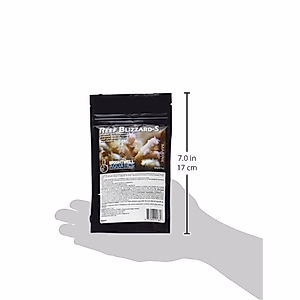 Brightwell Aquatics Reef Blizzard-S - Powdered Planktonic Blend for Feed Small and Medium-Polyp Stony Corals (RBZS50), 50g