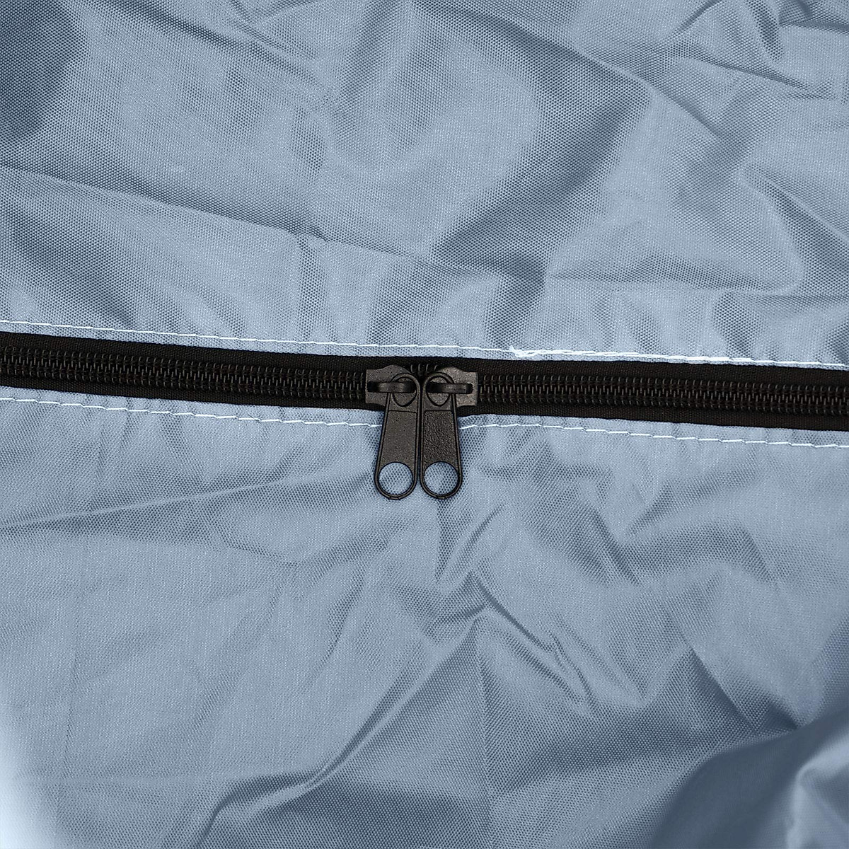 Orqihod Patio Furniture Seat Cushions Storage Bag with View Window, Dustproof Outdoor Cover and Cushion Storage, Lightweight, Grey, 40 x 28 x 18 in, Easy to Carry