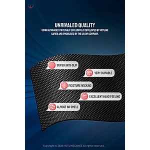 HOTLINEGAMES 2.0 Plus Anti-Skid Controller Grip Compatible with PS5 Dualsense Controller, Textured Soft Skin Kit, Pre-Cut, Easy to Apply, Sweat-Absorbent (for Handle Grips+Buttons+Triggers)