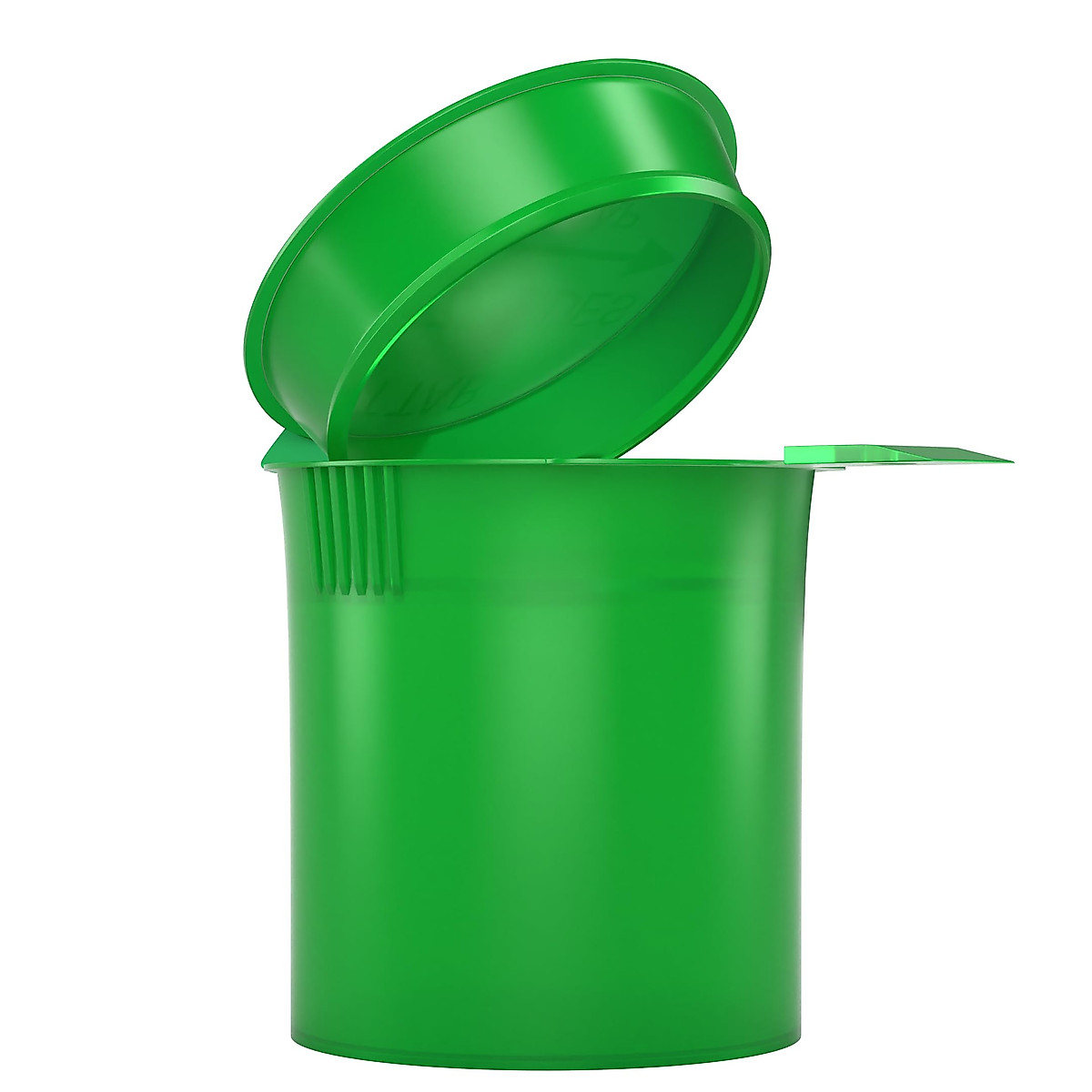 Dragon Chewer 6 Dram Pop Top Bottles - Small Storage Containers - 300 pcs (Green)