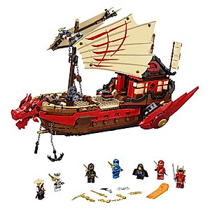 LEGO NINJAGO Legacy Destiny’s Bounty 71705 Ninja Toy Building Kit Featuring Ninja Action Figures (1,781 Pieces)