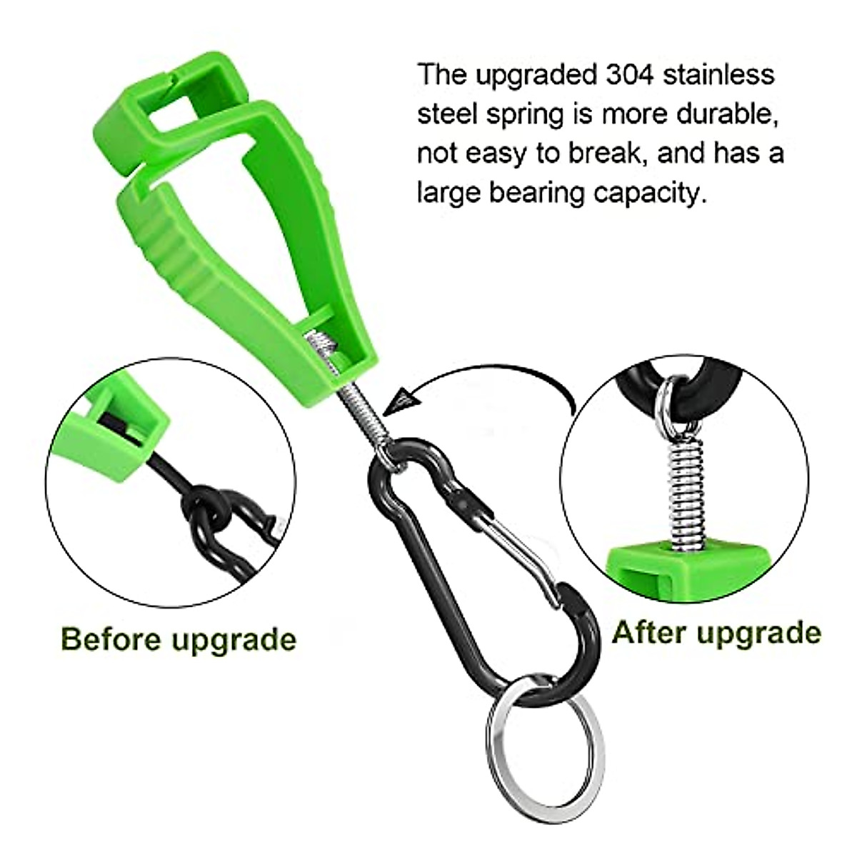 NANHONG 16 Pieces glove clips for work Glove Holder Clip, Construction Worker for Glasses Helmets Glove Grabber Clip