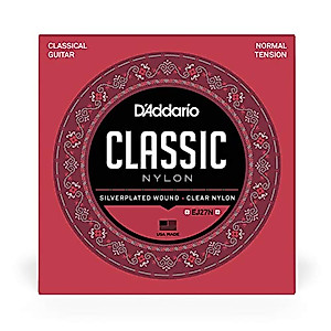 D'Addario EJ27N Student Nylon Classical Guitar Strings, Normal Tension