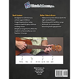 Beginner Ukulele Lessons for Kids Book: with Online Video and Audio Access
